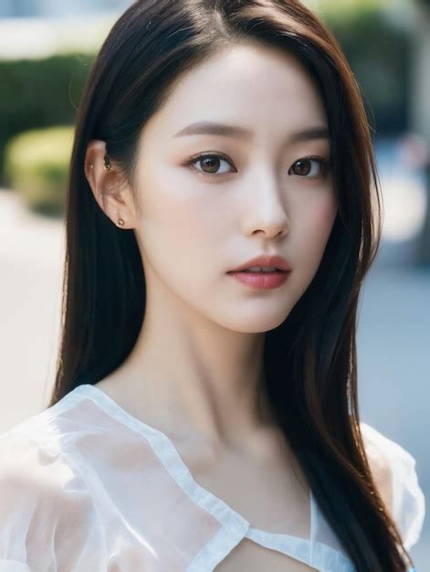 Premium Ai Image Portrait Of Beautiful Japanese Women On Street