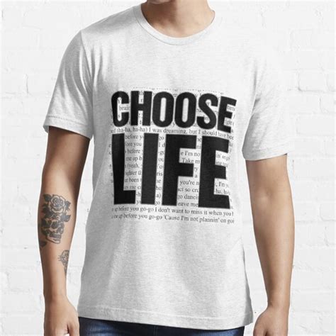 George Michael Choose Life Wham T Shirt By Blackrabbit2 Redbubble