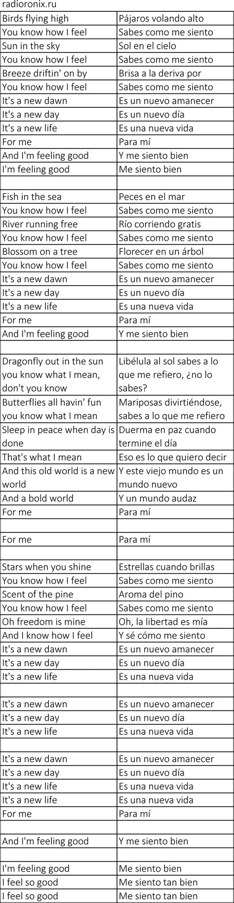 Michael Buble Feeling Good History Meaning Lyrics And Translation
