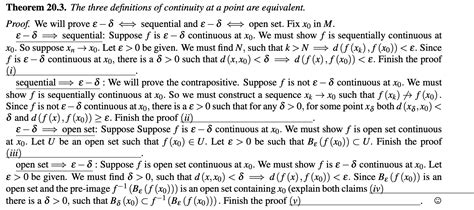 Solved Theorem The Three Definitions Of Continuity At Chegg