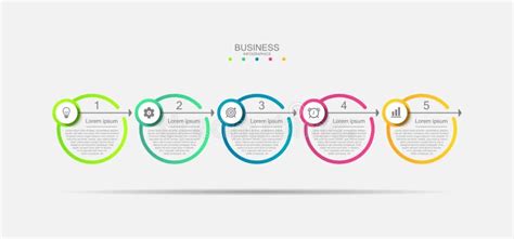 Vector Infographic Business Design Template Stock Vector Illustration Of Graphic Info 262313758