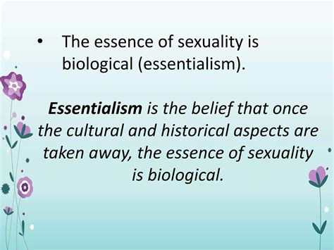 Dimensions Of Human Sexuality Pptx