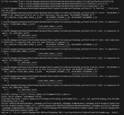 Trouble Building With Mcuboot Nordic Qanda Nordic Devzone Nordic Devzone