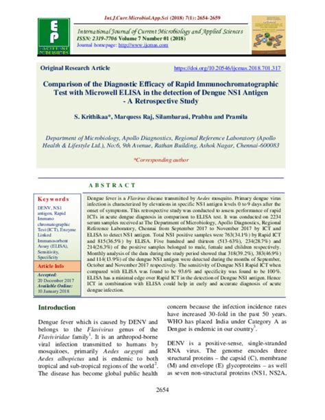 Pdf Comparison Of The Diagnostic Efficacy Of Rapid