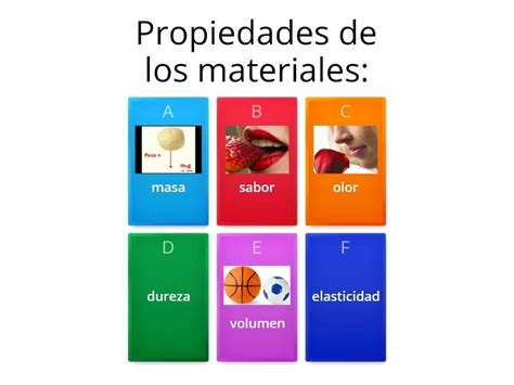 Propiedades De La Materia 測驗