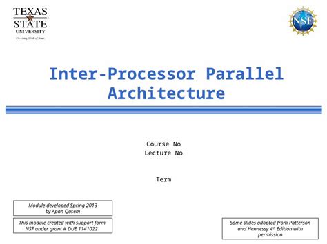 ppt inter processor parallel architecture dokumen tips