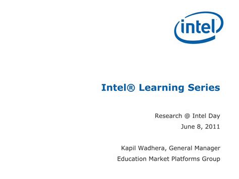 Pdf Intel®newsroomkitsresearch