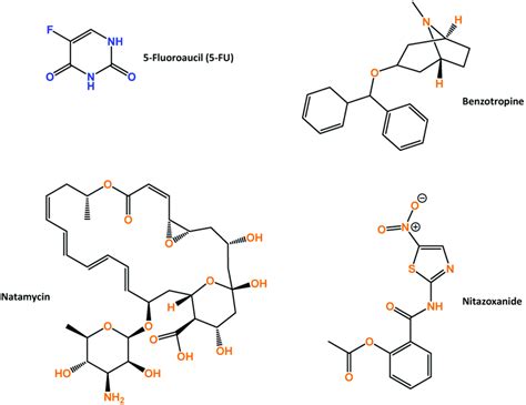 The Chemical Structures Of Drugs Used In This Project Download
