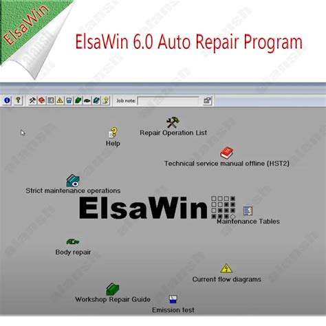 2024 Hot Elsawin 6 0 Auto Repair Software Work For V W Audi Skoda Elsa
