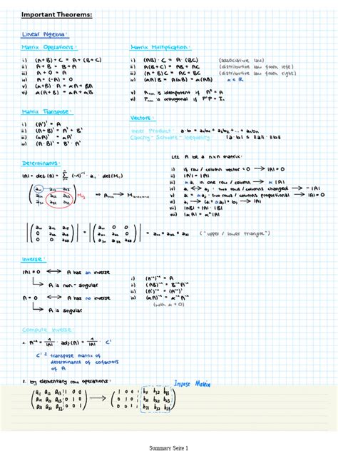 Summary Math Pdf Mathematical Physics Numerical Analysis