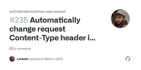 Automatically Change Request Content Type Header In RAW POST And PUT Requests Issue