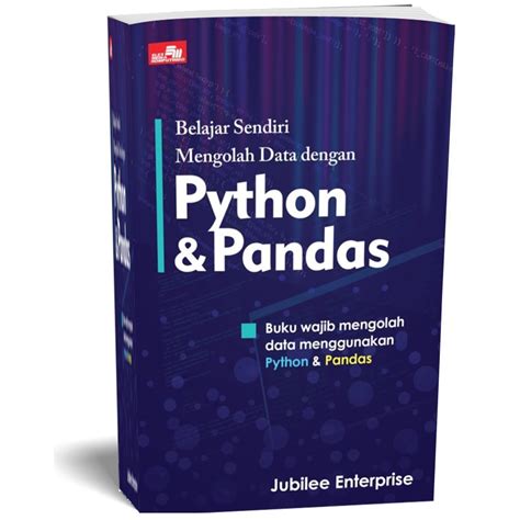 jual belajar sendiri mengolah data dengan python dan pandas shopee