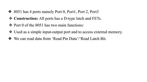 input and output ports of controller pptx
