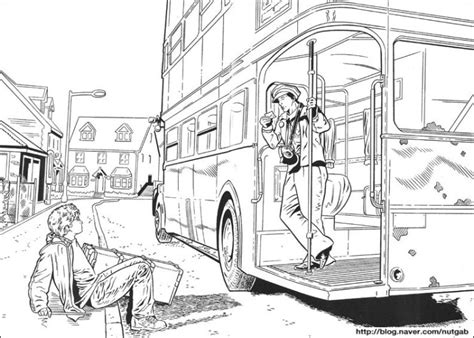 해리포터 색칠공부 50장 1탄 네이버 블로그