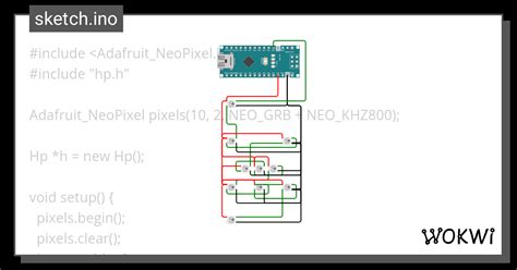 Ws2812 Hv Wokwi Esp32 Stm32 Arduino Simulator