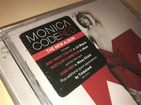 Monica Code Red Cd Missy Elliott Lil Wayne Akon Timbaland Polow Da Don
