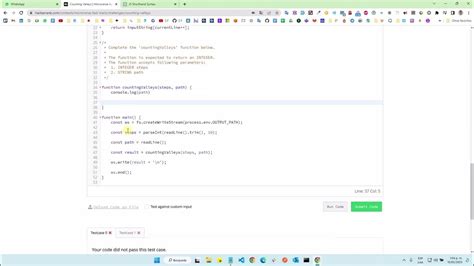 Solución Ejercicio Hackerrank Counting Valleys En Español Youtube