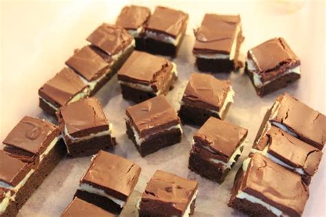 Mint Chocolate Grasshopper Squares Cathy Barrow