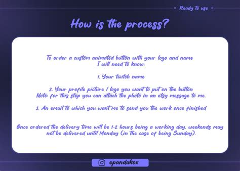 Animated Follow Button For Twitch Animated Twitch Decoration Etsy