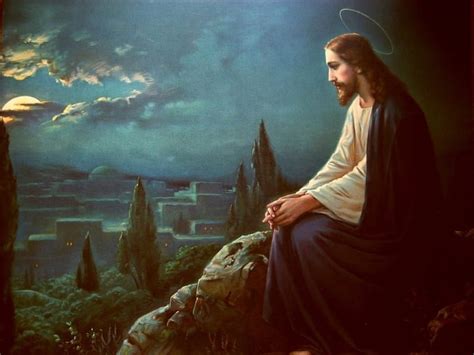 Jesus Praying Wallpaper Hd Christian Wallpapers