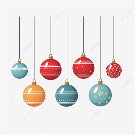 벡터 일러스트 레이 션 디자인 공 매달려 행복 한 메리 크리스마스 카드 계절의 인사 크리스마스 종이 크리스마스 장식 Png 일러스트 및 이미지 에 대한 무료 다운로드