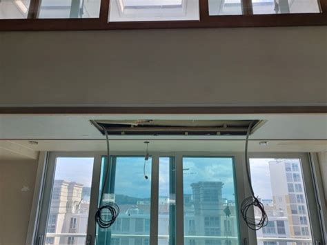 지에스 자이 8cm 단내림 공사 시스템에어컨 4대 설치 단내림 후 시스템에어컨 설치 절차 네이버 블로그