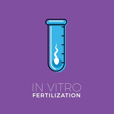 A Sperm Inside A Blue Tube In Vitro Fertilization Isolated Vector Illustration 11374336
