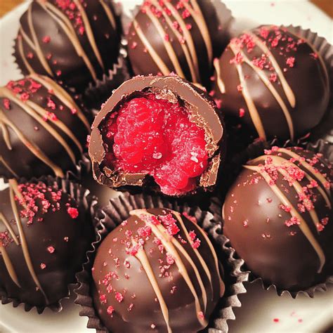 Raspberry Truffles Bites Haven