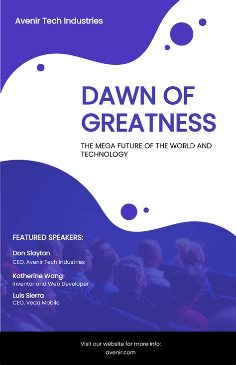 Free Tech Seminar Poster Template To Edit Online