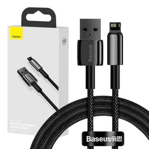 Baseus Baseus Tungsten Gold Cable Usb To Ip 24a 1m Black Mimovrste