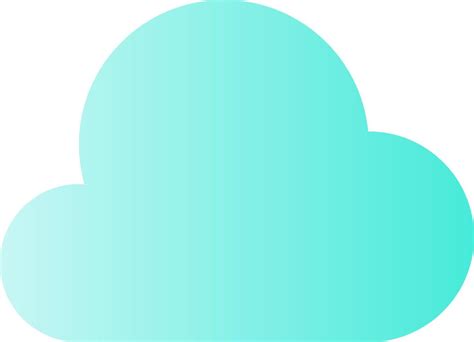 Cloud Computing Flat Gradient Color Ui Icon Data Storage Wireless File Sharing Infrastructure