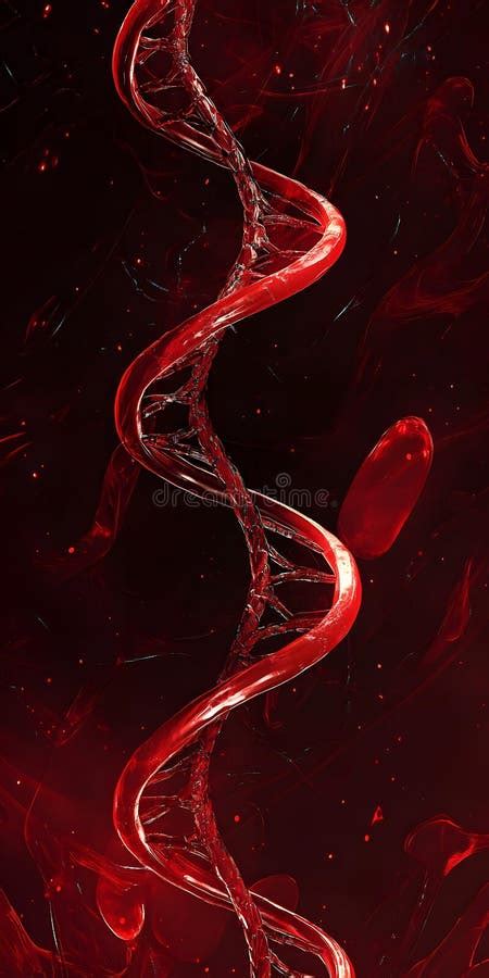 Abstract Representation Of Dna Structure Stock Illustration