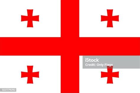 조지아 표준 모양 색상 조지아 템플릿 배너의 상징 카드 광고 홍보 광고 웹 디자인 잡지 벡터 일러스트 최고 금메달 스포츠 우승자 국가 0명에 대한 스톡 벡터 아트 및 기타