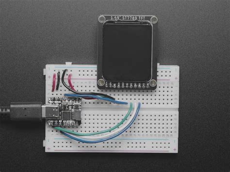 Adafruit 1 69 280x240 Round Rectangle Color Ips Tft Display St7789