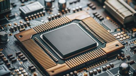 Microchip The Center Of AIs Brain Modern Technology Premium AI Generated Image