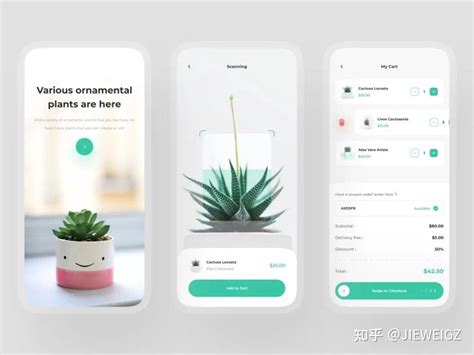 国外绿植App设计灵感了解一下 知乎
