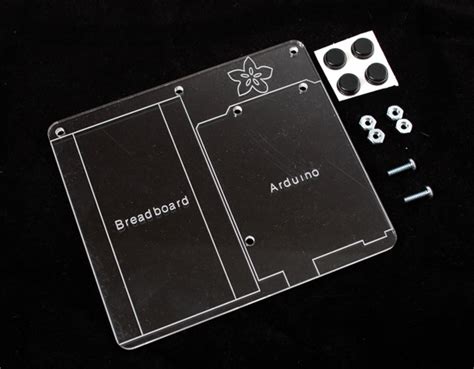 New Product Plastic Mounting Plate For Breadboard And Arduino