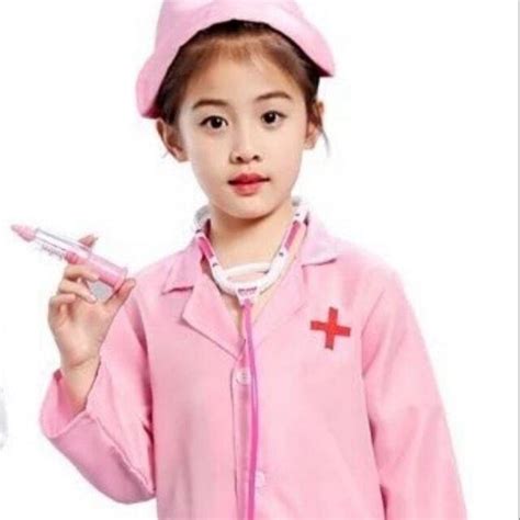 ชุดอาชีพ เสื้อกาวน์ หมอ I Want To Be Doctor ชุดหมอเสื้อหมอ เสื้อกาวน์หมอ ไซด์เด็ก คนโต พร้อมส่ง