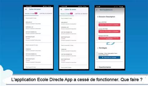 Comment Résoudre Les Problèmes Daccès à Ecoledirecte