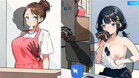 01 Girl Showing Boobs At Card Shop Demo Version Live Commentary】2d Anime Slg Eroge That Does