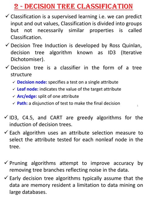 2 Decision Tree Pdf Statistical Classification Applied Mathematics
