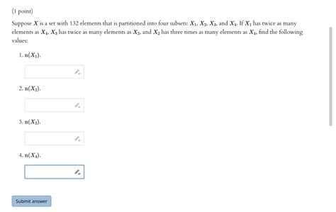 Solved Suppose X Is A Set With Elements That Is Chegg Com