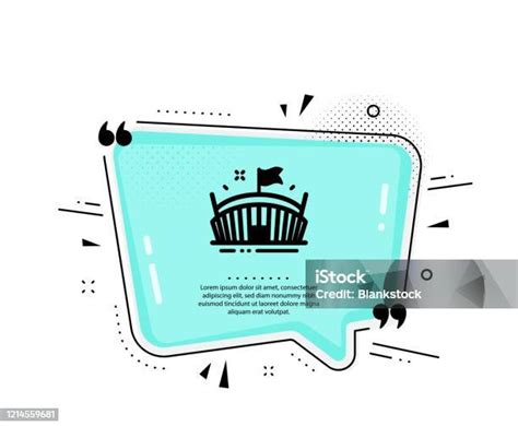 스포츠 경기장 아이콘입니다 깃발 표지판이 있는 아레나 스포츠 콤플렉스 벡터 0명에 대한 스톡 벡터 아트 및 기타 이미지 0명 Championship 건축 Istock