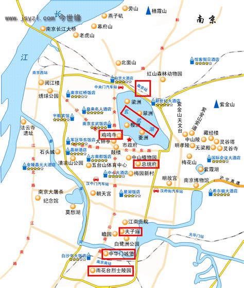 南京历史景点旅游地图 旅游地图中国景点 伤感说说吧