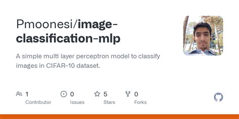 Github Pmoonesi Image Classification Mlp A Simple Multi Layer Perceptron Model To Classify