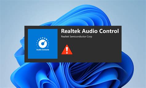 Fix Realtek Audio Console Not Working In Windows 11 Techcult