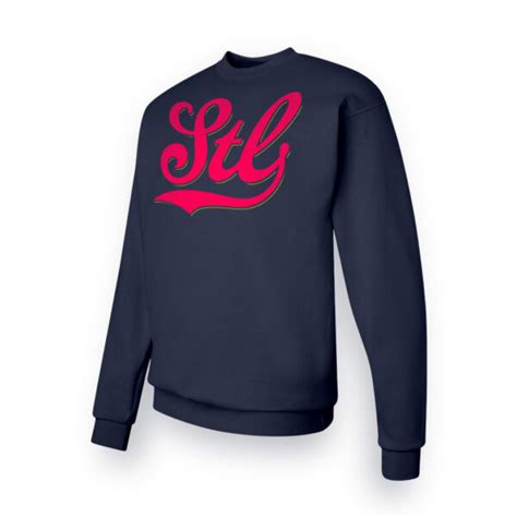 Stl Script Crewneck Sweatshirt St Louis Supporters Apparel