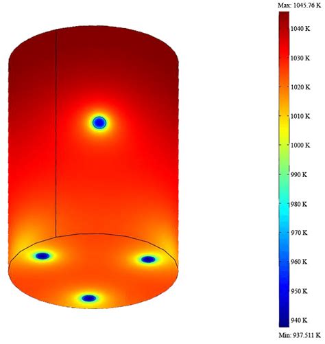 Temperature Fringe Plot Of The Model At Time T 3 Seconds Download Scientific Diagram
