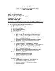 Exploring Human Sexuality Development Relationships And Course Hero