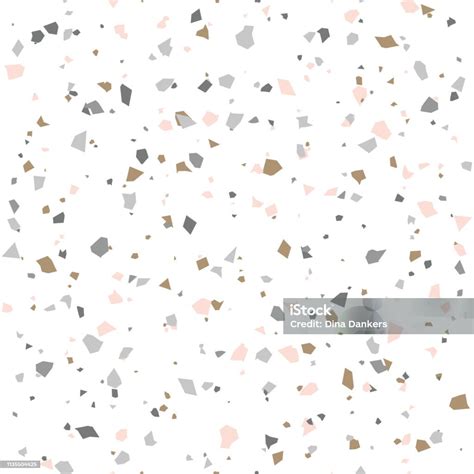 테라 조 바닥 질감 표면 현대 추상 패턴입니다 부드러운 파스텔 색상의 대리석 또는 화강암의 칩과 벡터 원활한 추상 반복 0명에